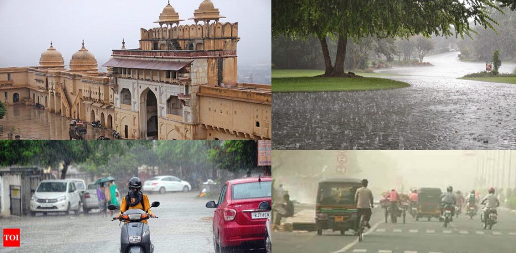 Dust storm with rainfall in Jaipur, 50 colonies in dark - Jaipur Stuff