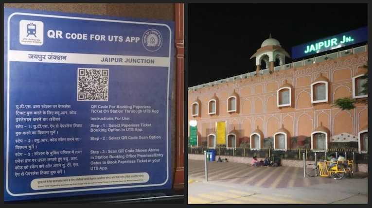 Book Unreserved Tickets at the Railway Station by Scanning QR Codes ...