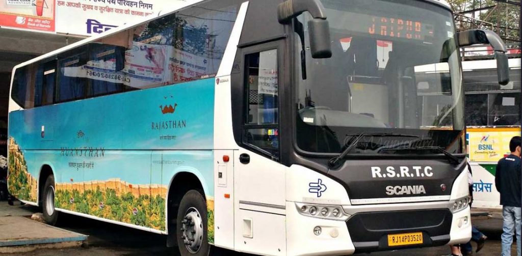 Rajasthan State Roadways luxury buses now available for rent - Jaipur Stuff