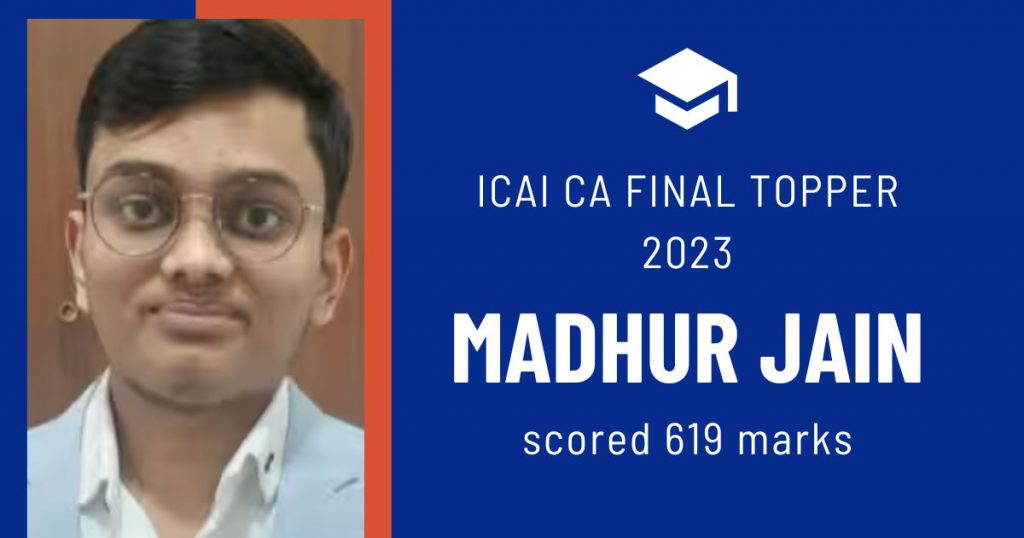 Jaipur's Madhur tops India in CA finals - Jaipur Stuff