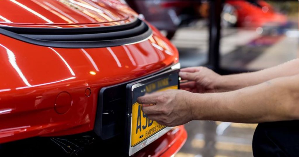 Vehicles mandatory to install number plates before leaving showroom ...