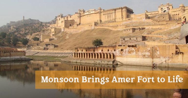 Monsoon Brings Amer Fort to Life: Water Channels Flow After Years